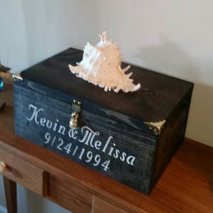 Funeral Card Box Donations Box Rustic Wedding Card Box - Etsy