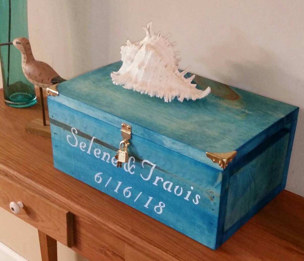 Funeral Card Box Donations Box Rustic Wedding Card Box | Etsy