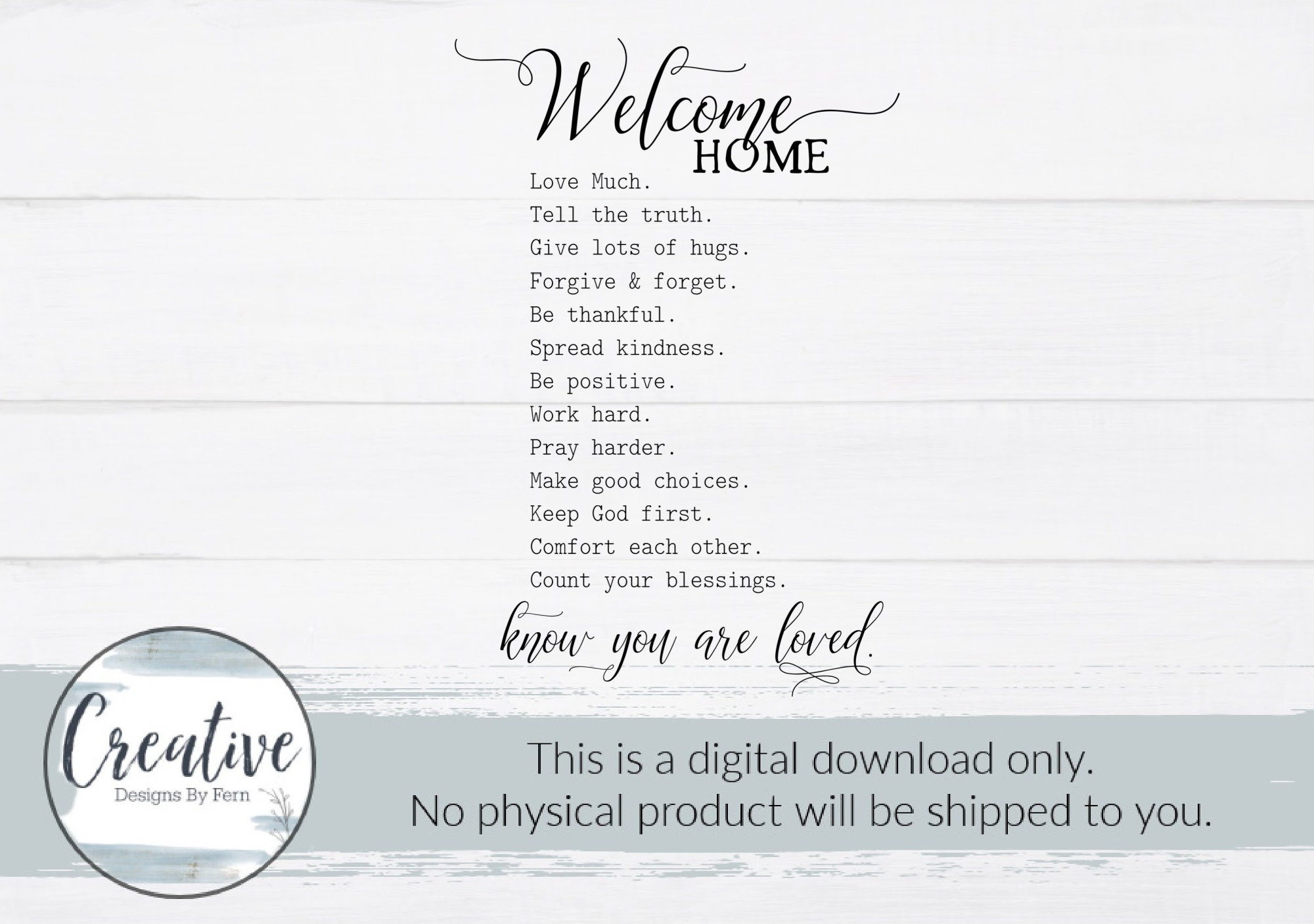 Welcome Home 12x20 svg Creative designs by Fern svg file | Etsy