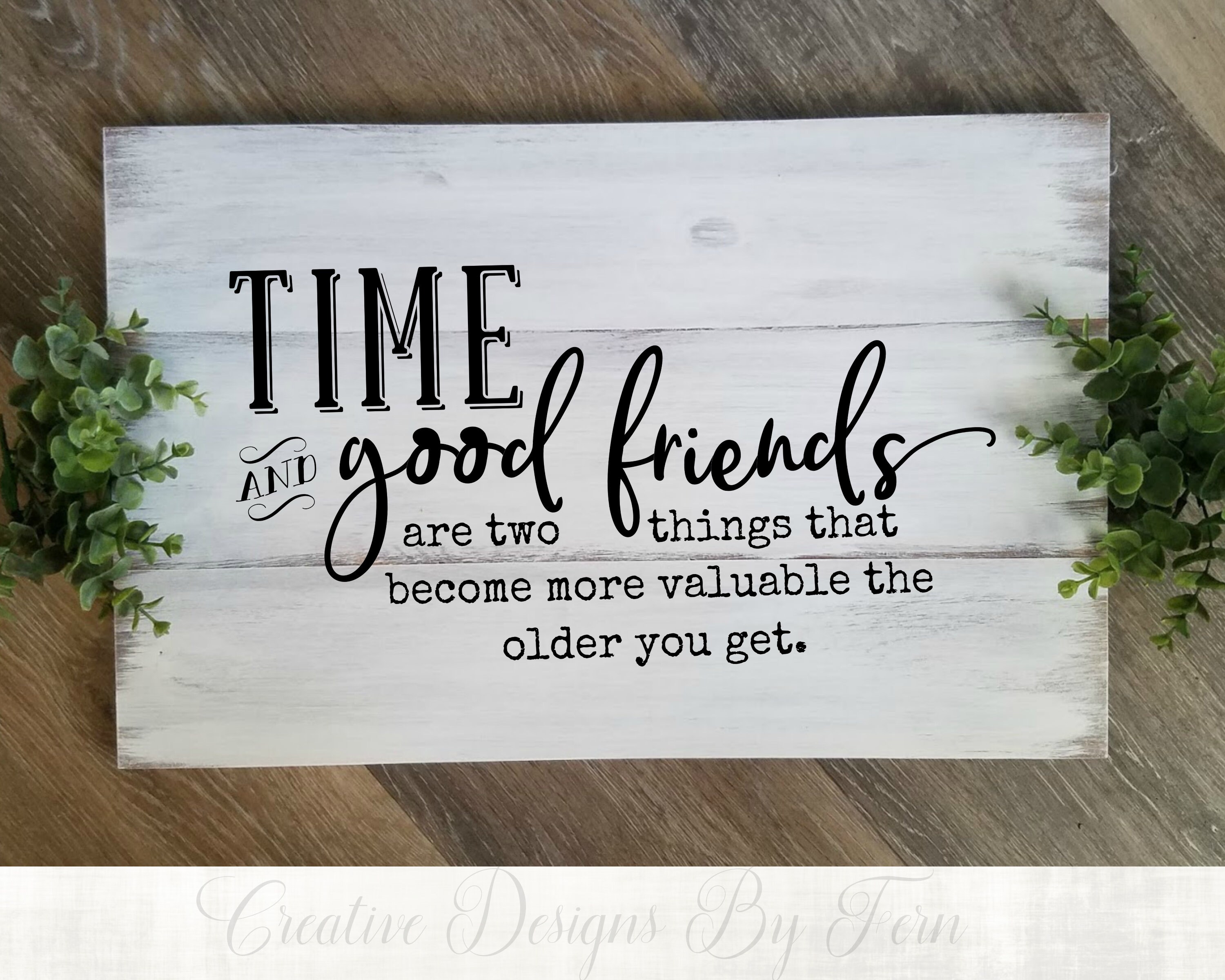 SVG PNG JPEG, Time and Good Friends Svg by Creative Designs by Fern ...