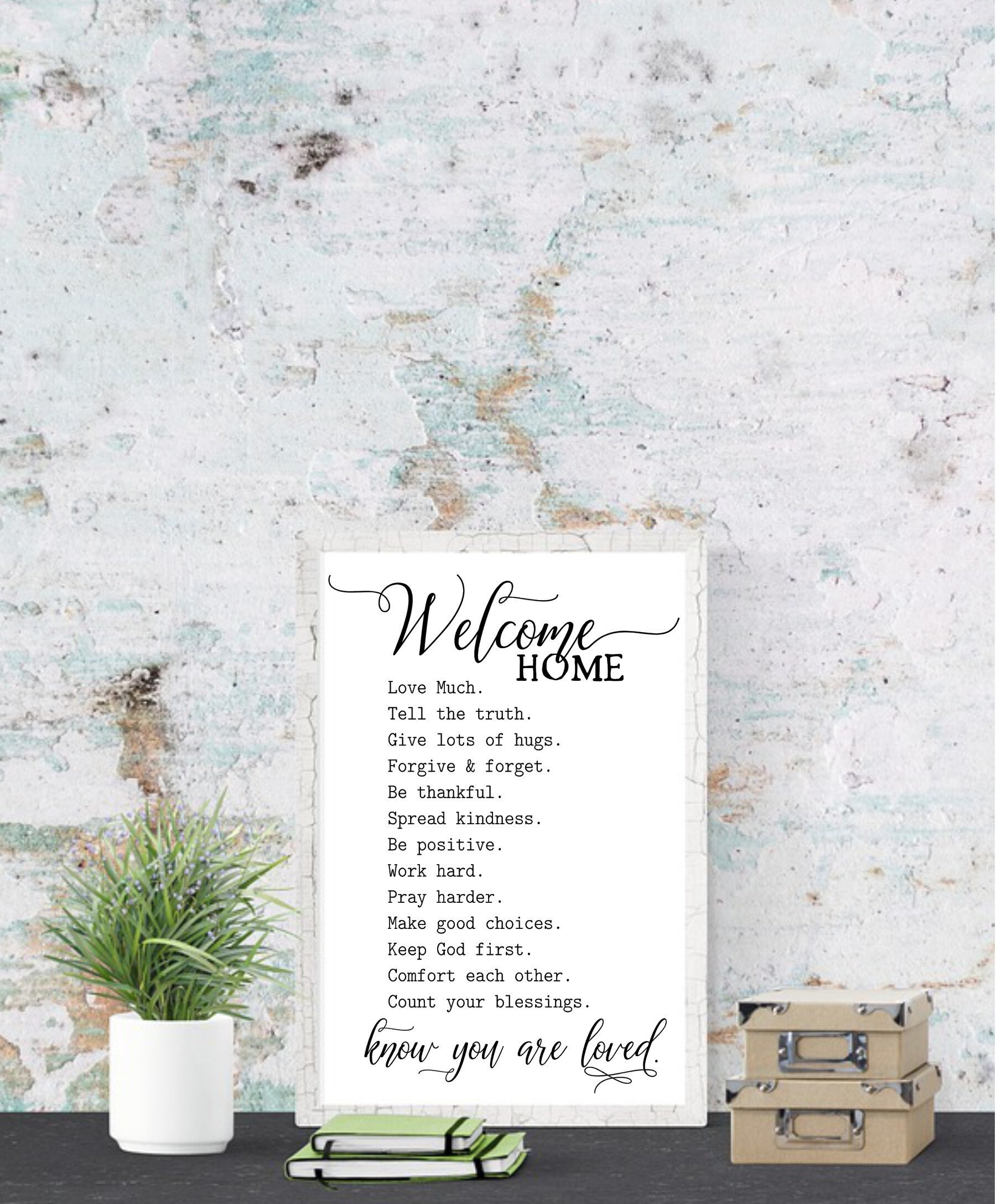 Welcome Home 12x20 svg Creative designs by Fern svg file | Etsy