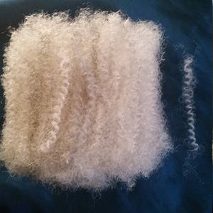 12" Choose Gray, White, Silver or Black Afro Puff Bulk Human Hair - Etsy