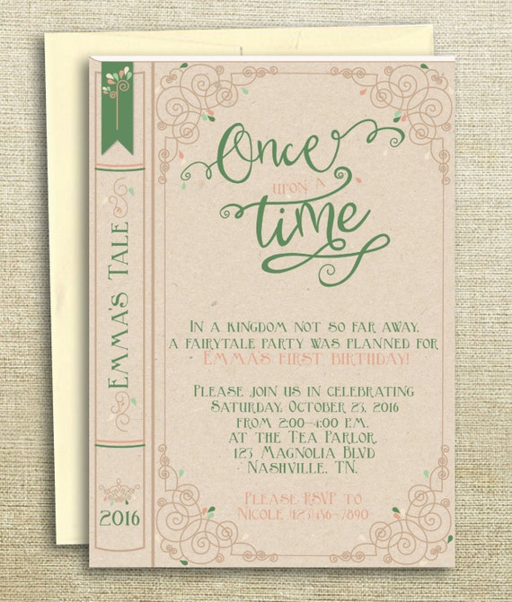 Once Upon A Time Fairy Tales Book