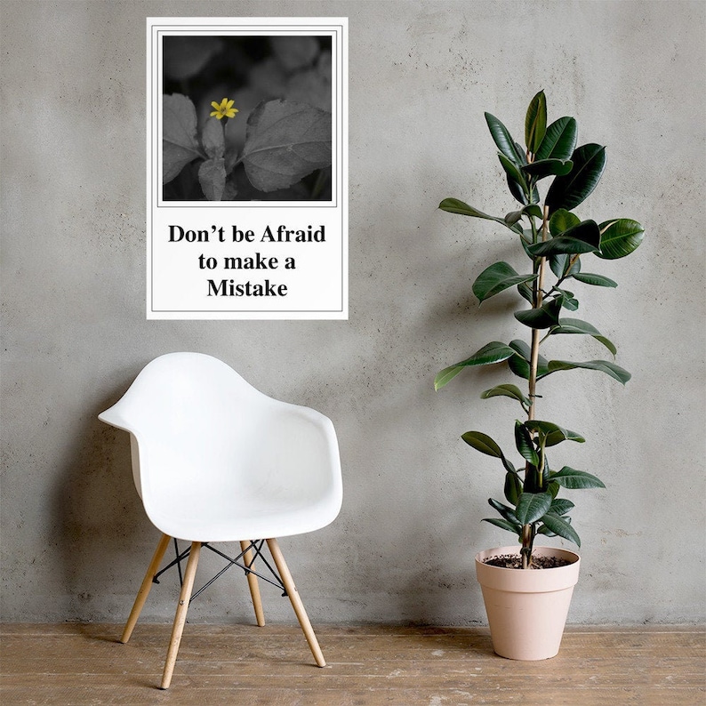Don't Be Afraid to Make a Mistake Arrested Development Poster - Etsy