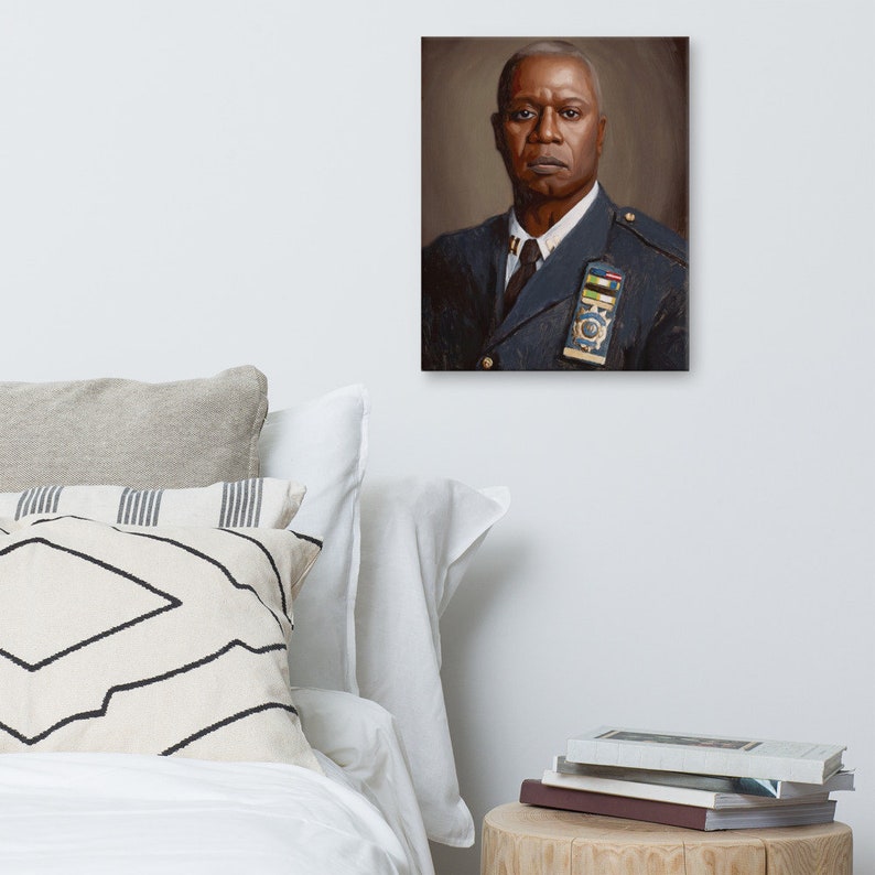 Brooklyn Nine-nine Captain Holt Portrait as Painted by Terry - Etsy