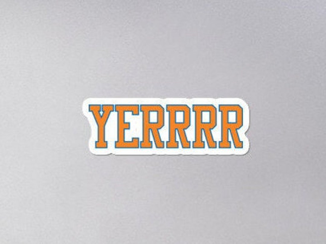 Pegatina de los Knicks de YERRRR - Etsy España