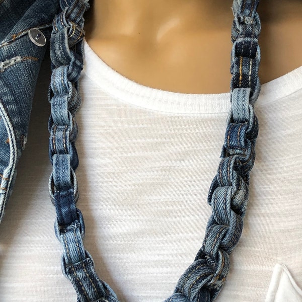 Jeans Necklace - Etsy