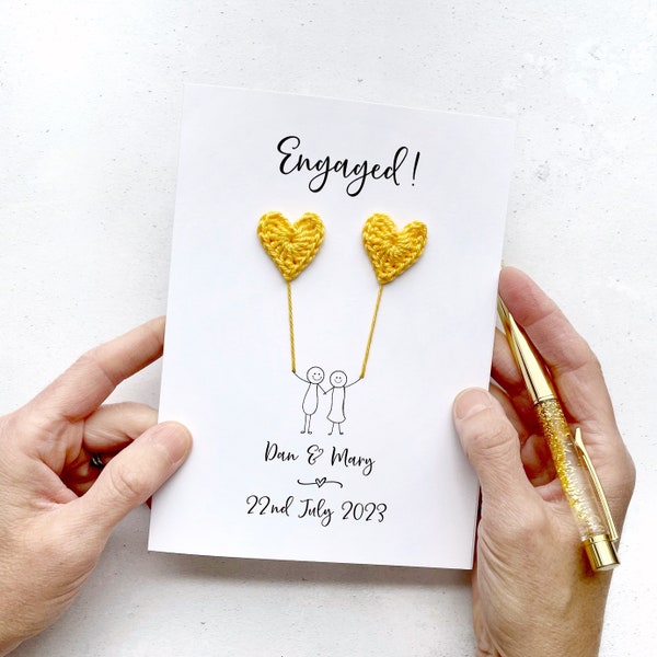 Engagement Card - Etsy