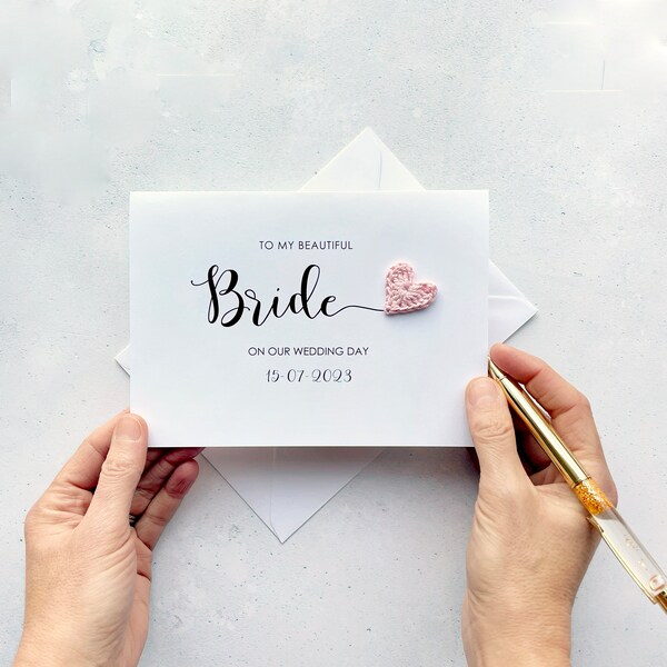 Large Card for Bride - Etsy UK