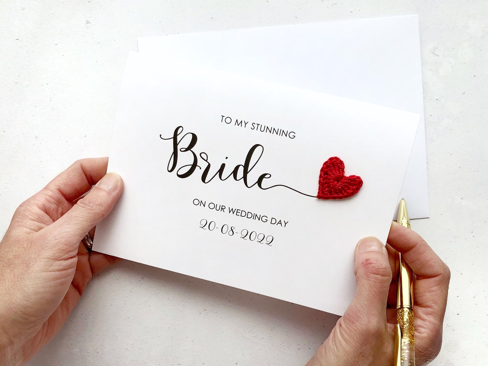 To My Bride on Our Wedding Day Card - Etsy
