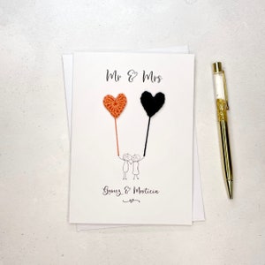 Halloween Wedding Card Personalised - Etsy