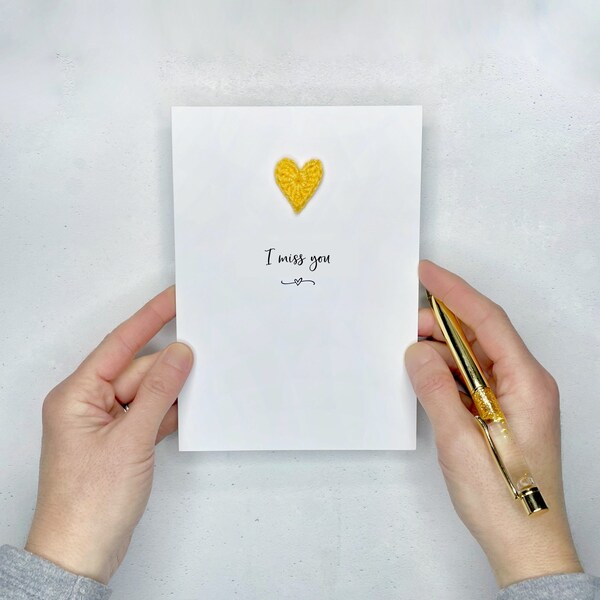 I Miss You Card - Etsy