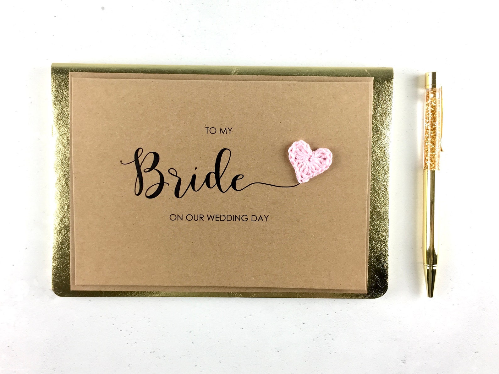 To my bride on our wedding day card | Etsy