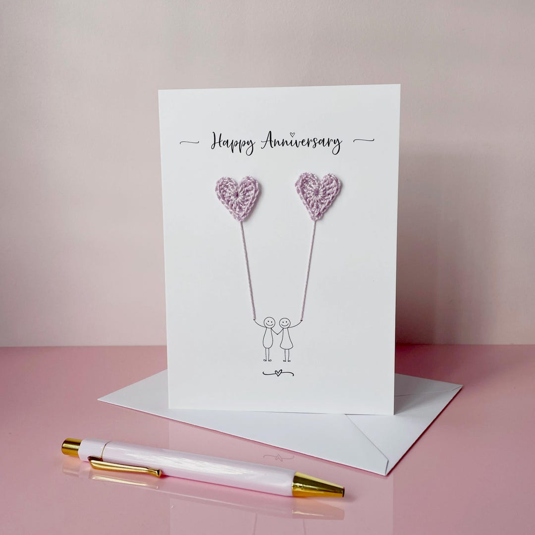 Happy Anniversary Card Same Sex Available Etsy Uk 5053