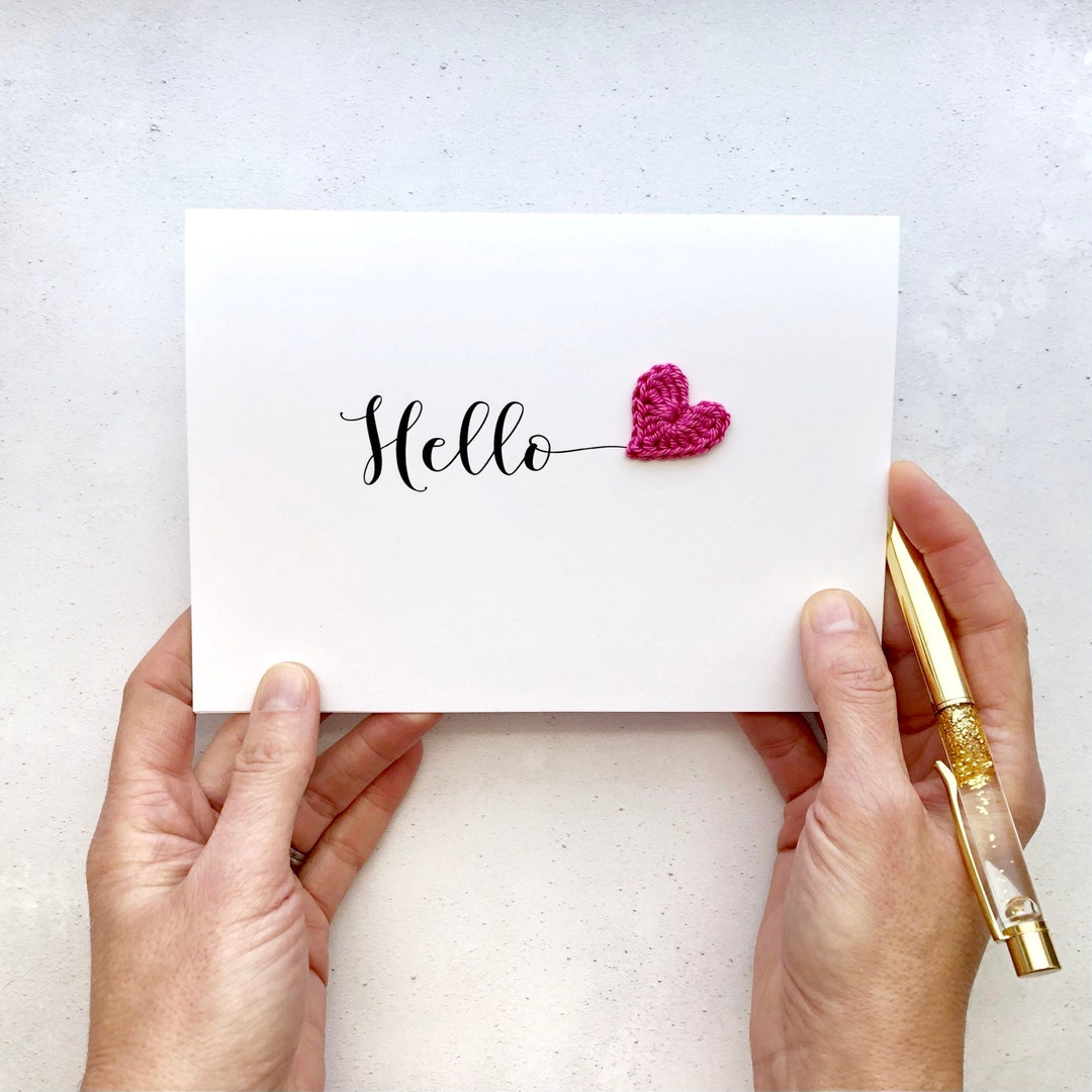 Card to Say Hello - Etsy
