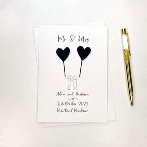 Halloween Wedding Card Personalised - Etsy