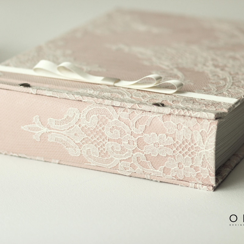 Blush Guest Book - Etsy