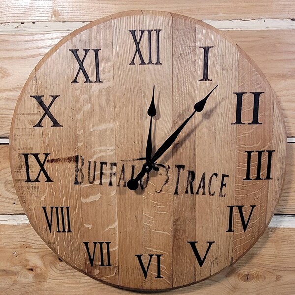 Buffalo Trace Wall Clock - Etsy