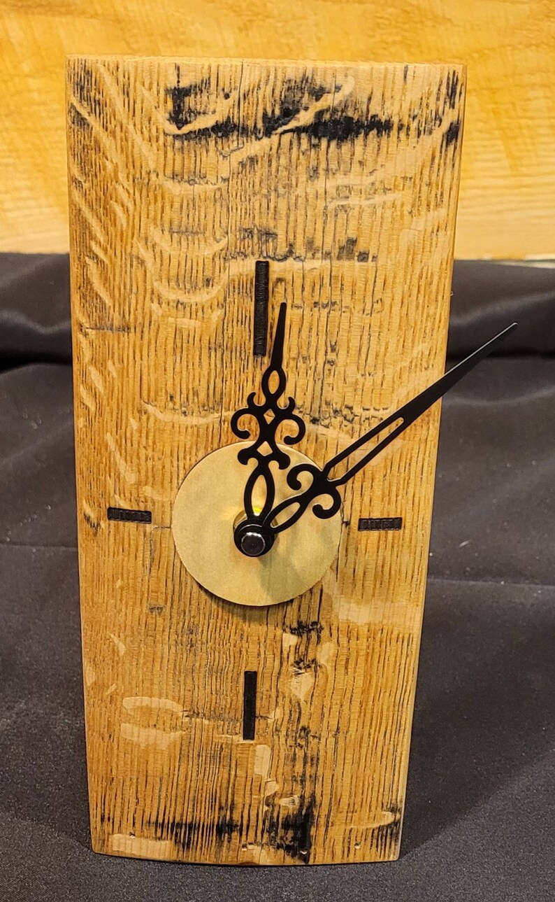 Bourbon Barrel Stave Mantel Clock Bourbon Barrel Stave Desk - Etsy