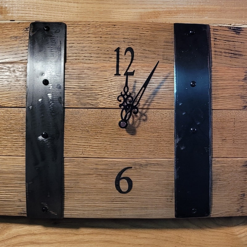 Whisky Barrel Clock - Etsy