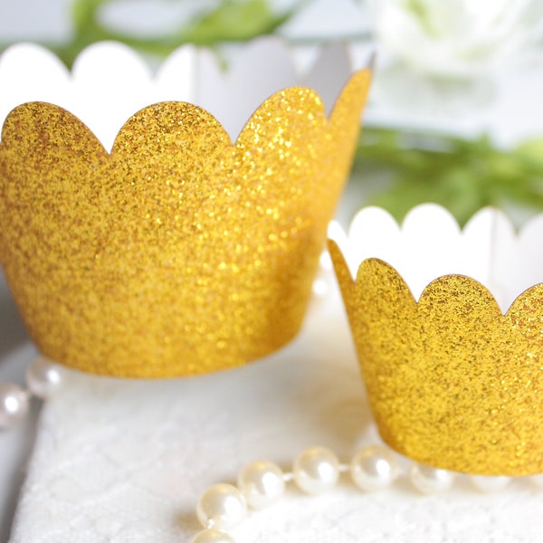 Gold Cupcake Liners - Etsy