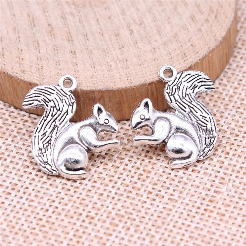 Squirrel Charms - Etsy