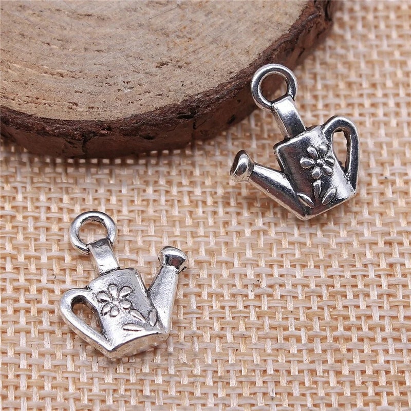Silver Can Can Charm - Etsy