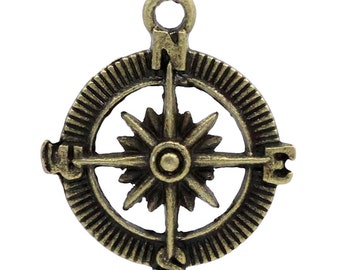 Bronze Compass - Etsy