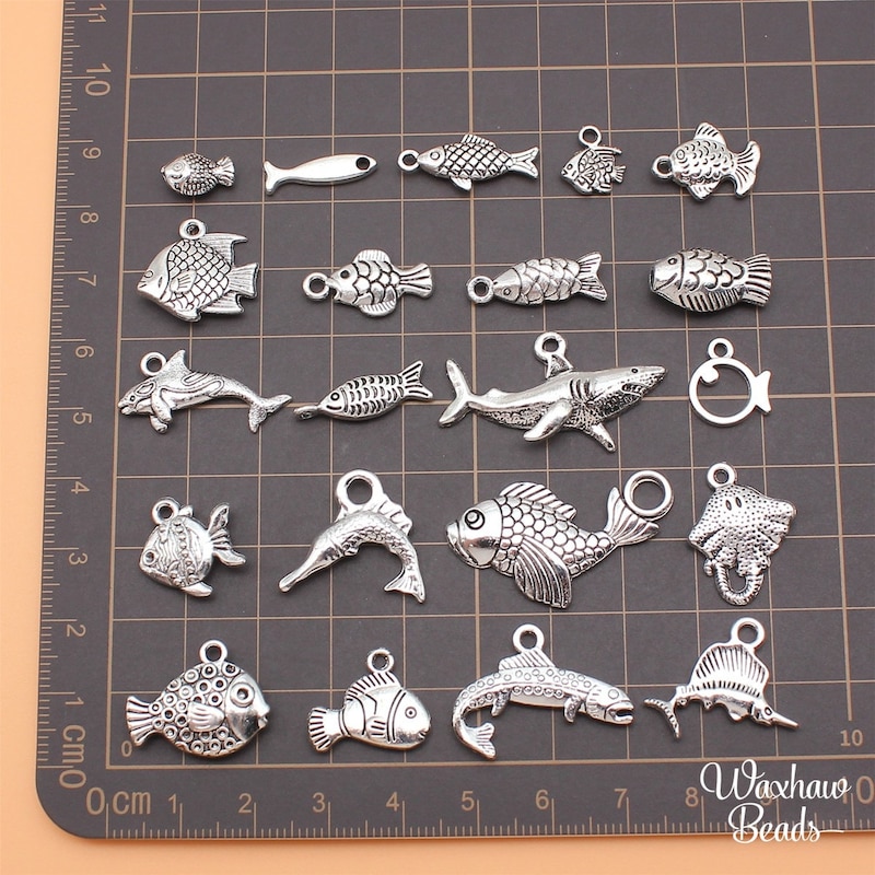 Fish Charm - Etsy