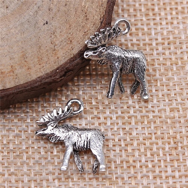 Moose Charm - Etsy