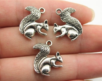 Squirrel Charms - Etsy
