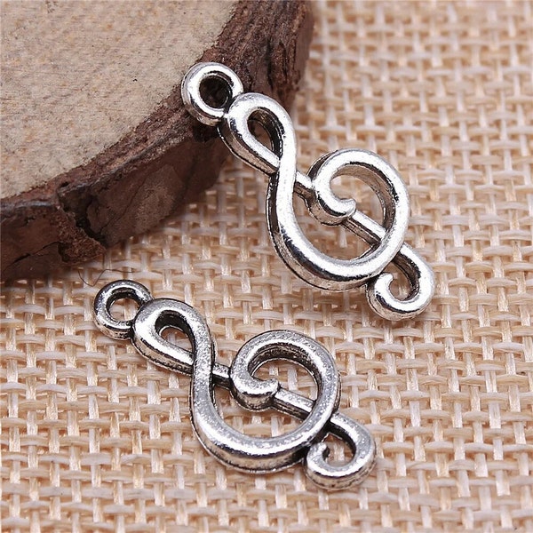 Music Notes Charm - Etsy