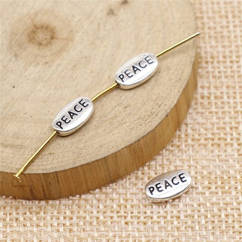 2 Peace Charm - Etsy