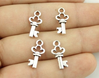 Tiny Skeleton Key - Etsy