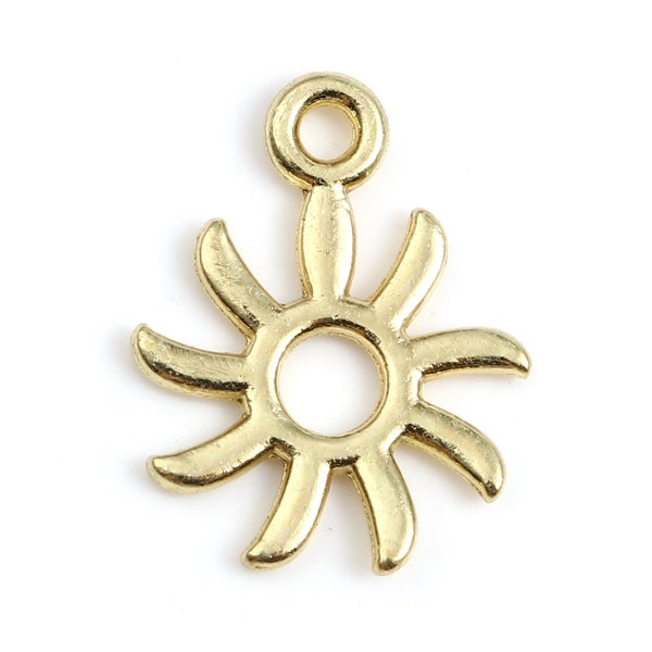 Sun Charm - Etsy
