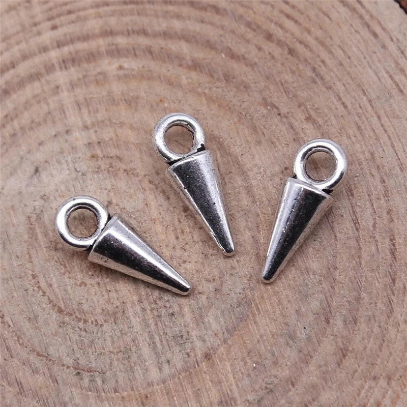 Spike Charm Necklace - Etsy
