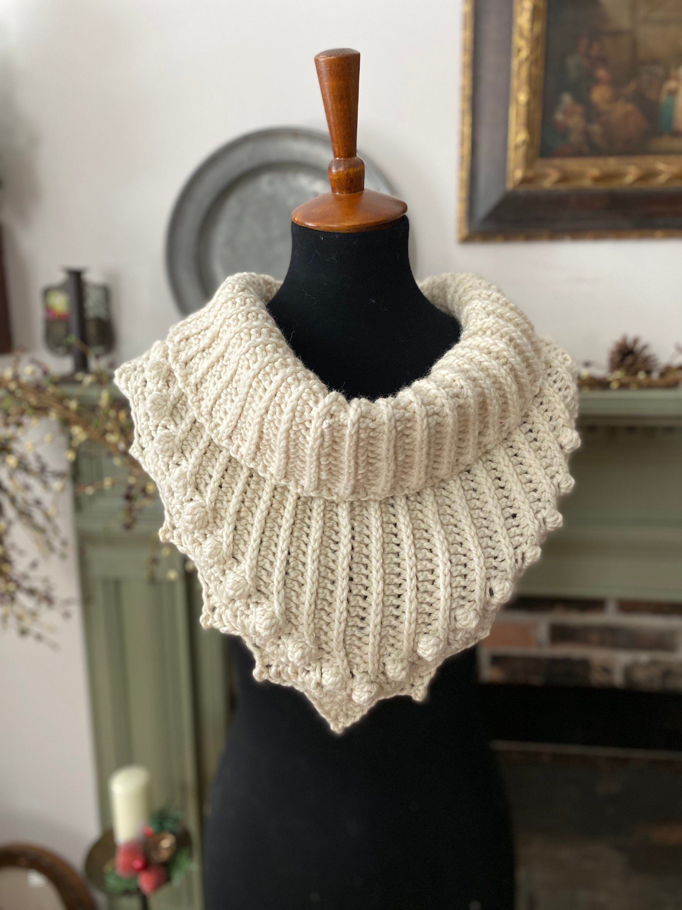 Hand Crochet 100% Peruvian Highland Wool Neck Wrap/warmer - Etsy