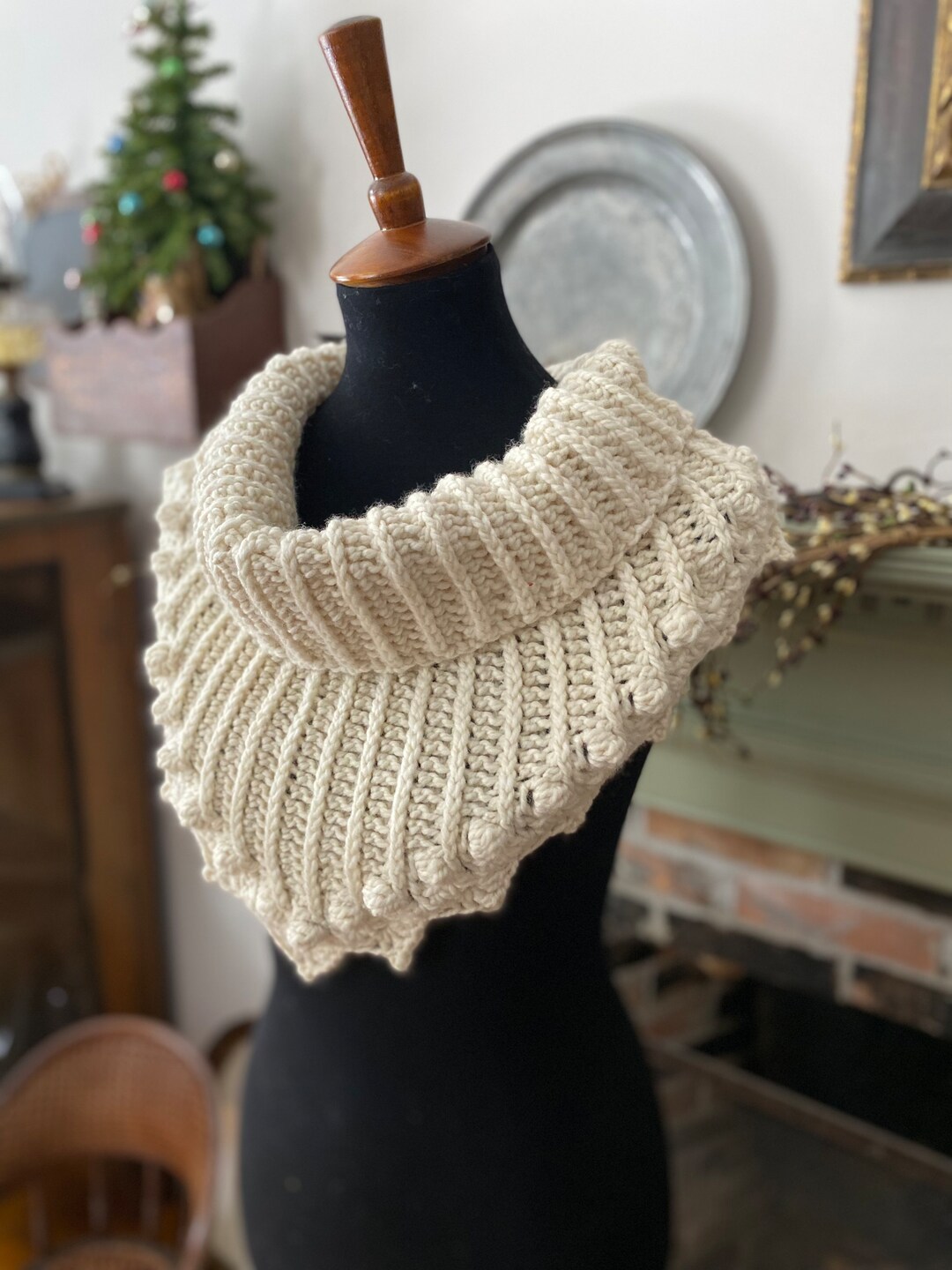 Hand Crochet 100% Peruvian Highland Wool Neck Wrap/warmer - Etsy