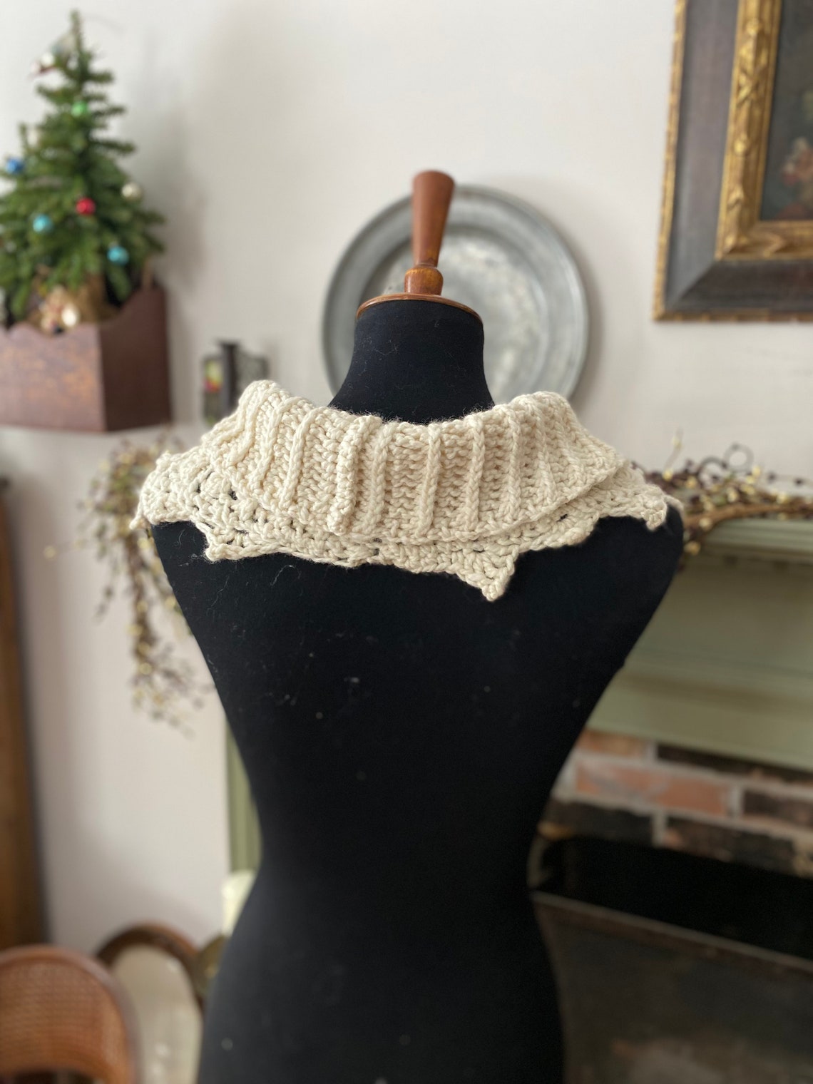 Hand Crochet 100% Peruvian Highland Wool Neck Wrap/warmer - Etsy