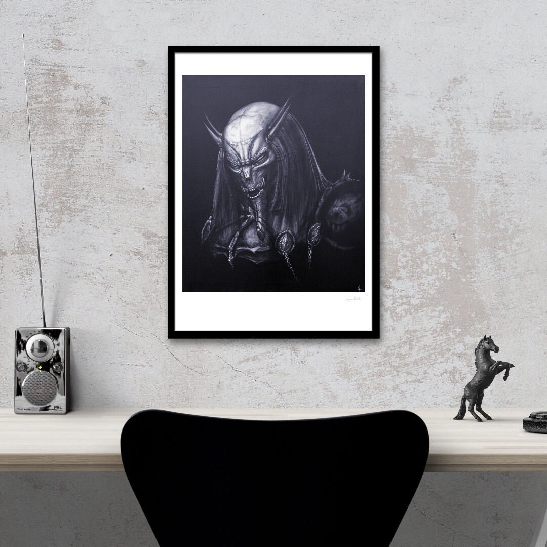 Grok (a3/13" X 19") Signed Print - Etsy