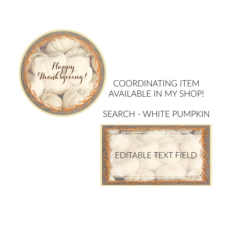 Printable Food Tents or Place Cards for Thanksgiving Holiday Dinner ...