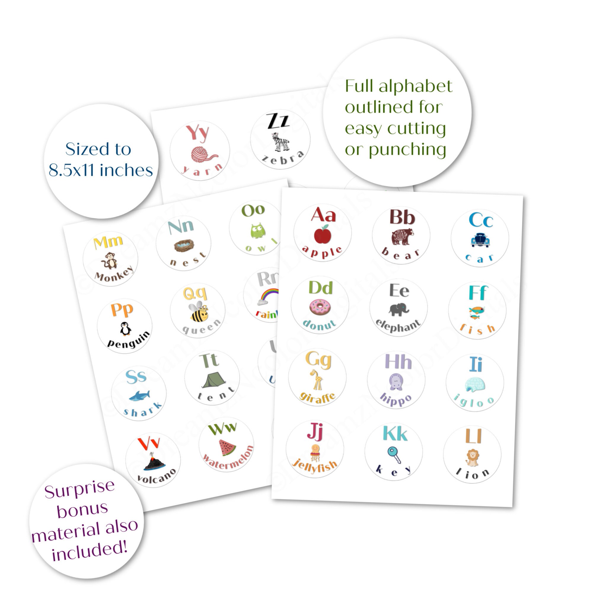 Digital Alphabet Learning Activity for Teachers; Printable Abcs for ...