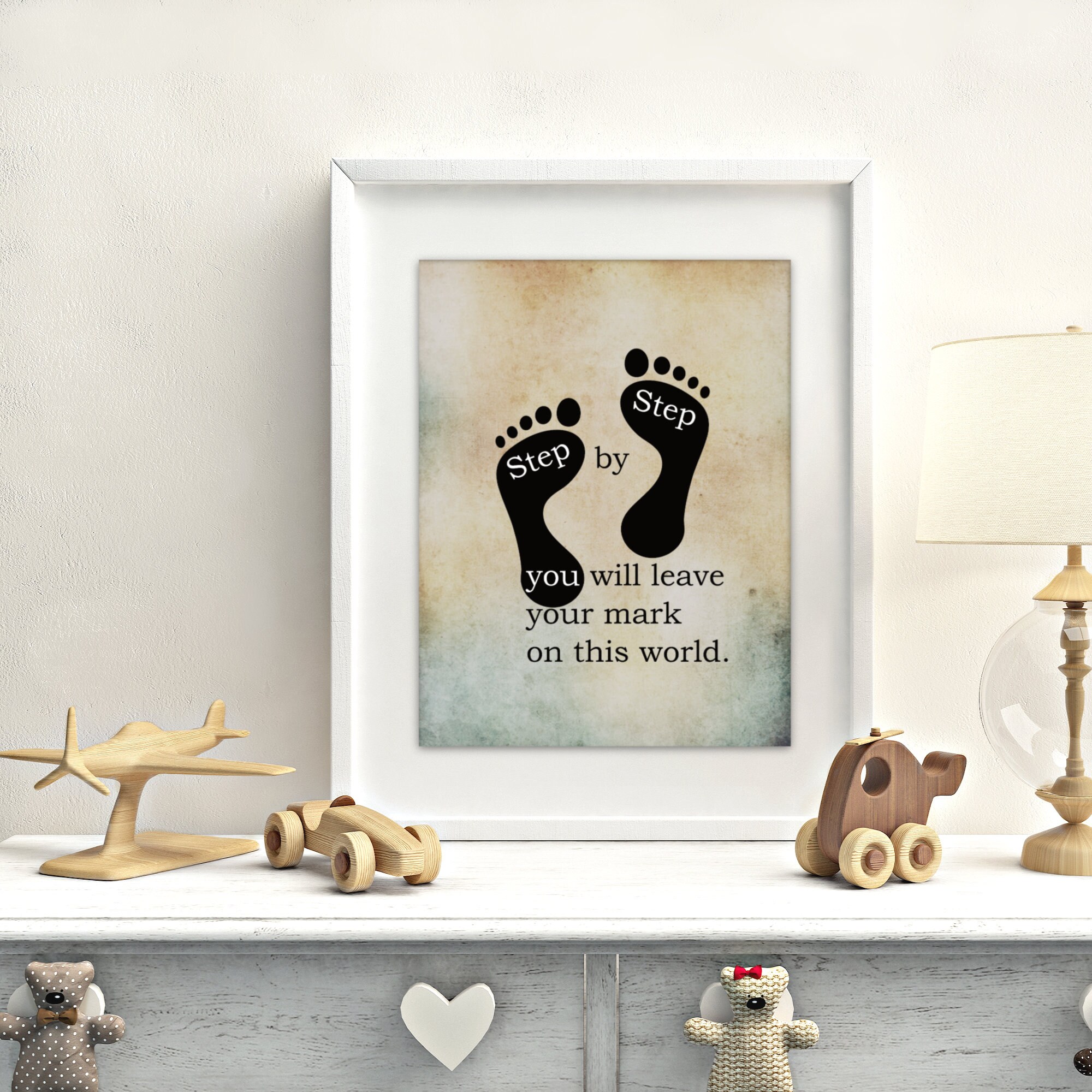 Graduation Printable; Grad Student Gift, Footprint Classroom Art, Party ...