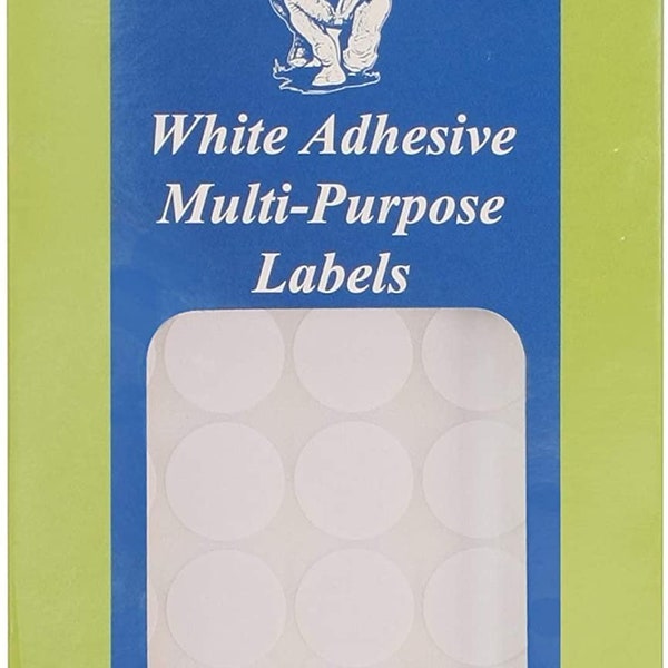 Plain White Round Stickers - Etsy