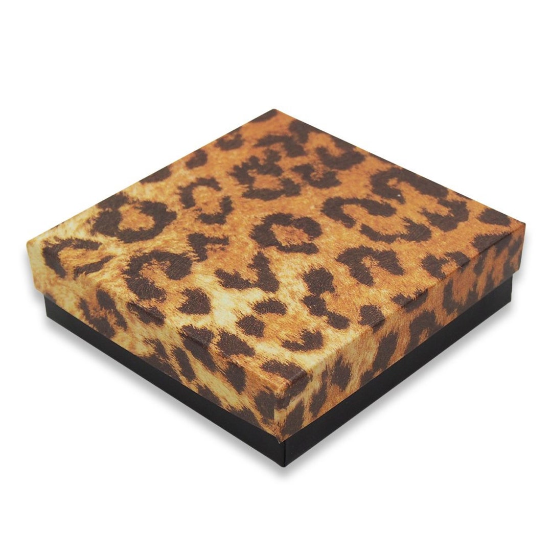 N'icepackaging Imported Leopard Pattern Cotton Filled Gift Boxes for ...