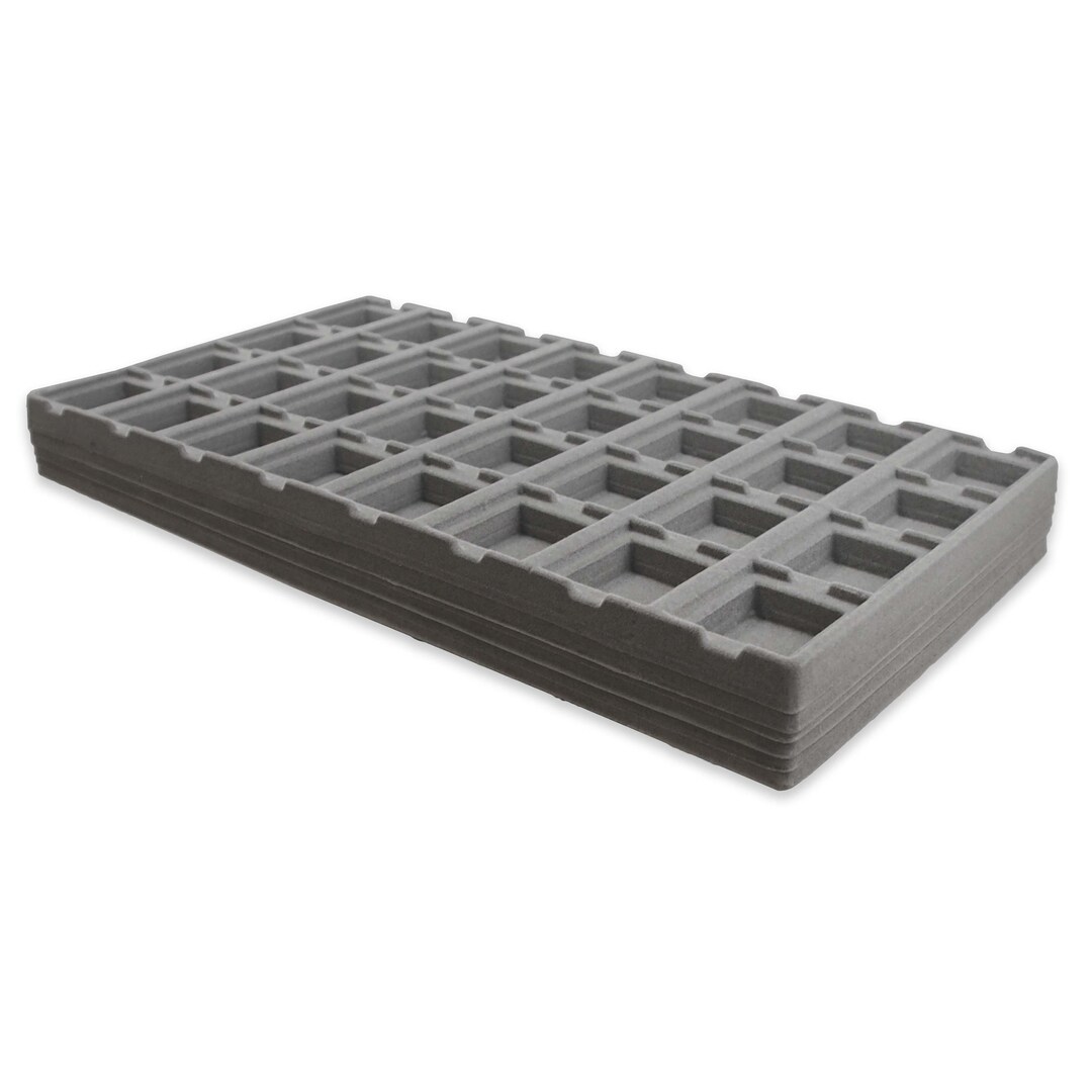 N'icepackaging 32 Earring-slots 1 1/2 X 1 3/4 Flocked Storage Tray ...