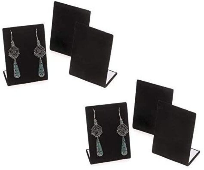 12-pack Black Velvet Pendant Chain Necklace Display Stand - Etsy