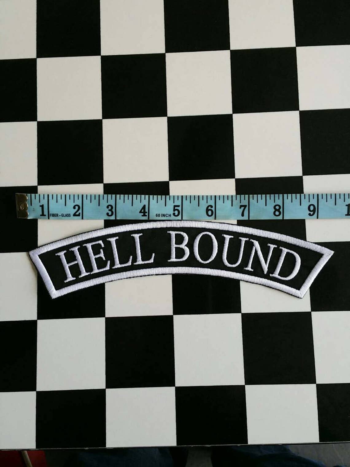 Hell Bound Patch. Iron on Backing on This Patch but Can Be - Etsy UK