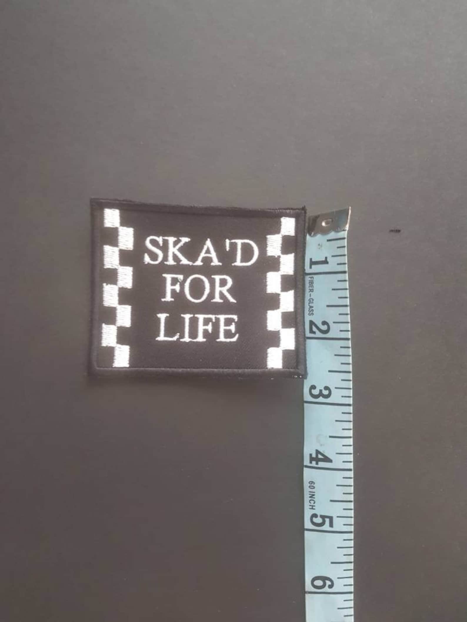 Ska Patch. 2 Tone. Rude Boy Patch. Iron on Patch. Sew on Patch. Ska'd ...