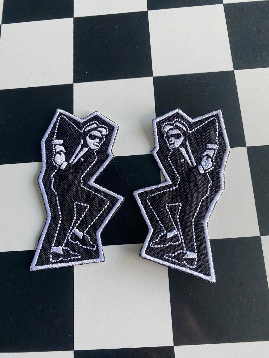 Ska Guys. 2 Tone Patch Set. 2 Ska Patches. Embroidered Patch - Etsy